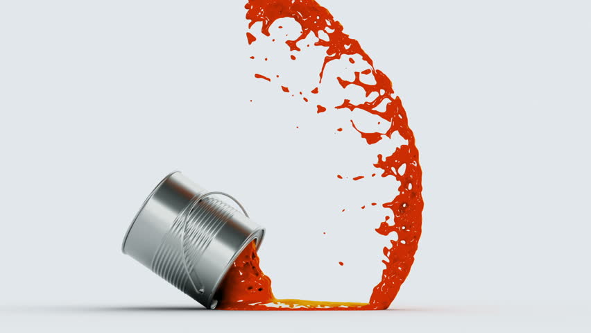 Falling Paint Can, Made in Stock Footage Video (100% Royalty-free ...