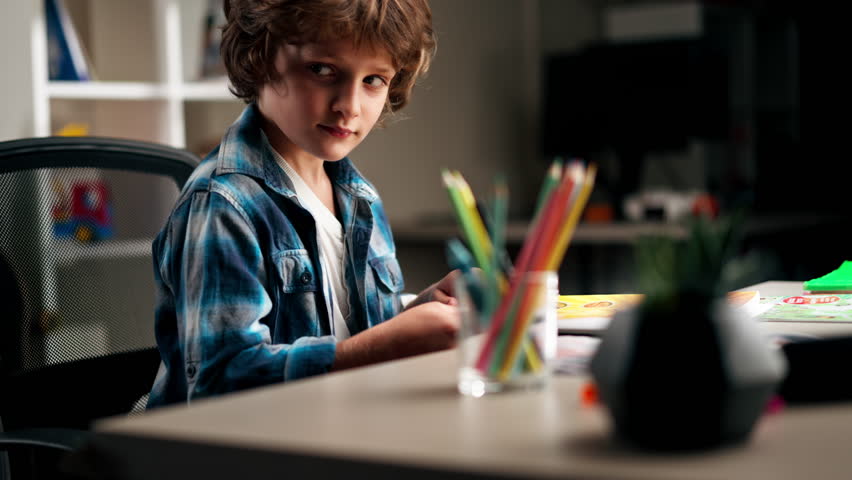 Girl Doing Homework Stock Video Footage | Royalty Free Girl Doing ...