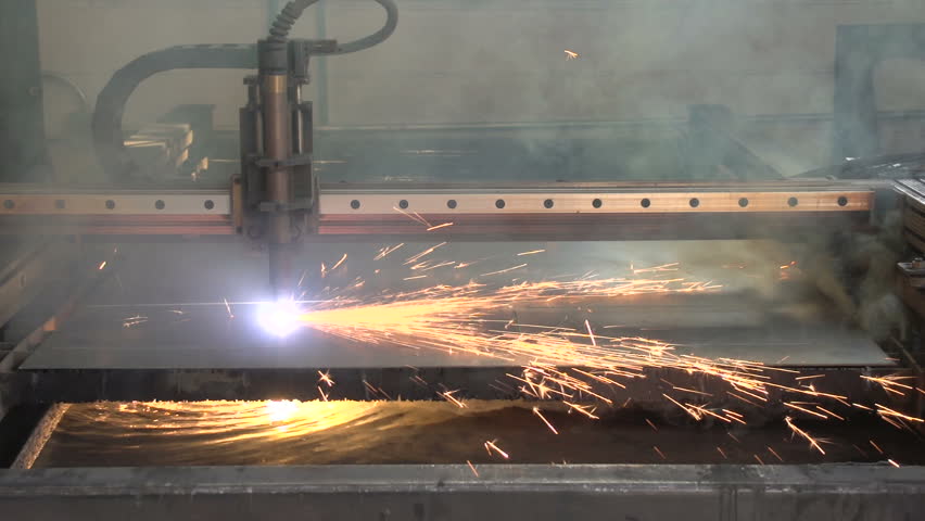 Close up of Plasma Cutter Stock Footage Video (100% Royalty-free ...
