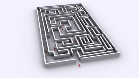 Labyrinth People Stock Footage Video (100% Royalty-free) 3667076 ...