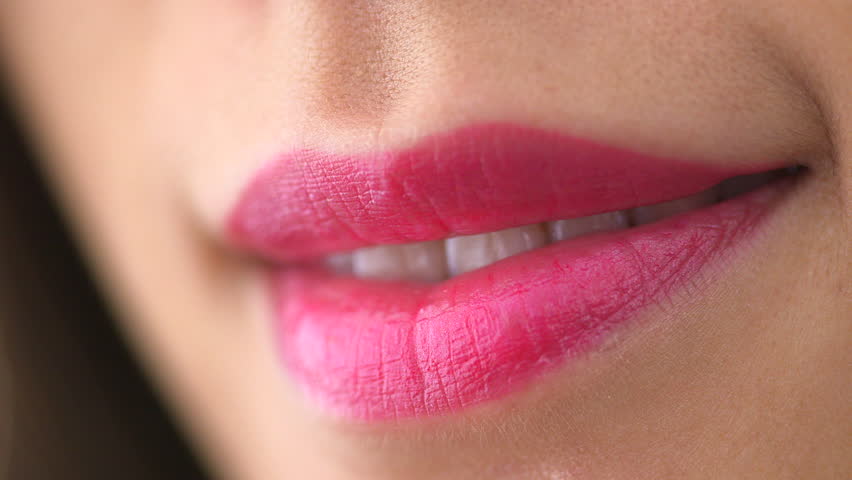 Closeup of Chinese Womans Lips Stock Footage Video (100% Royalty-free ...