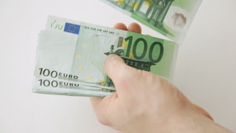 Hundred Euro Banknotes Second Series Euro Stock Photo 1263561610 ...