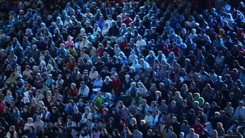 happy football soccer fans hugging dancing Stock Footage Video (100% ...