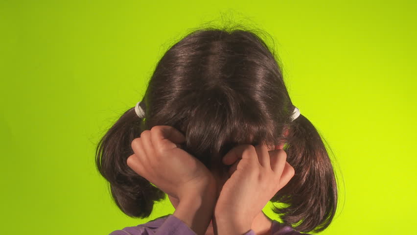 little girl crying green screen Stock Footage Video (100% Royalty-free ...
