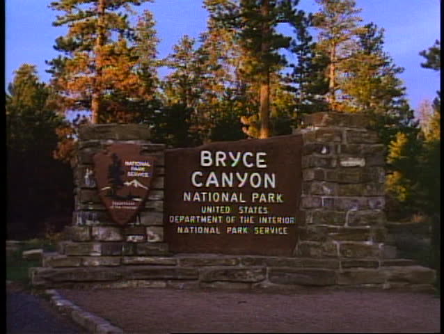 Sign of Bryce Canyon National Park, Utah image - Free stock photo ...