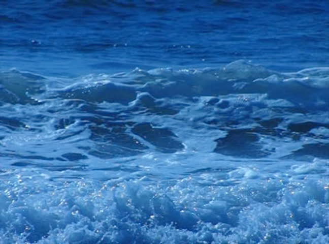 ocean waves crashing on beach loop Stock Footage Video (100% Royalty ...