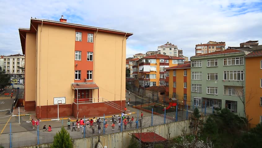 recess elementary school primary students playing Stock Footage Video ...