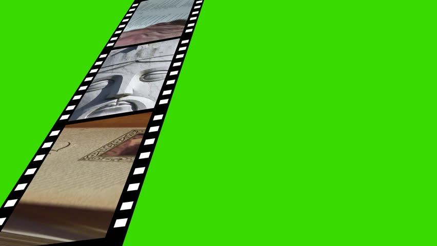 film reel religious green screen 3 Stock Footage Video (100% Royalty ...