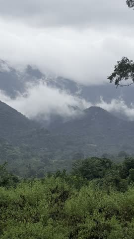 This is a Mountain View of Araku hills in Andhra Pradesh which was ...