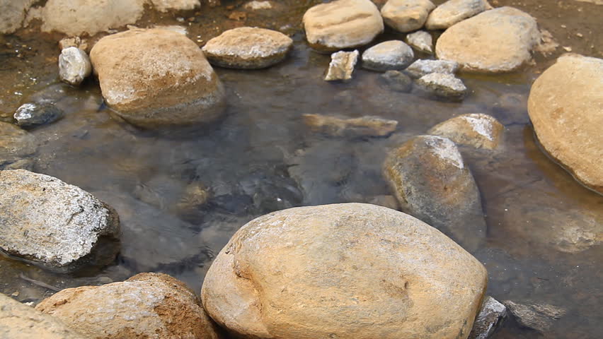 natural hot spring stone national park Stock Footage Video (100% ...