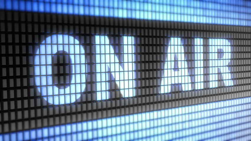 "on Air" On Screen. Looping. Stock Footage Video (100% Royalty-free ...