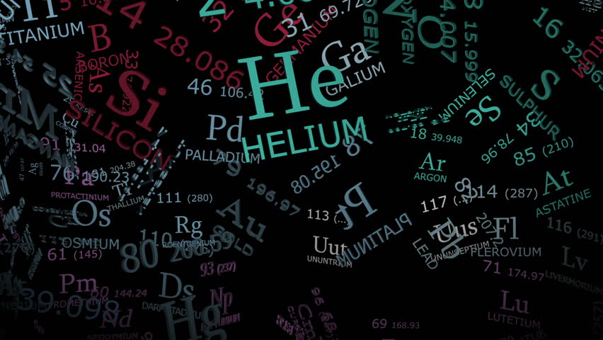 Periodic Table Science Background with Stock Footage Video (100% ...