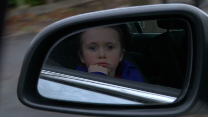 Little Girl Bored in Car Stock Footage Video (100% Royalty-free ...