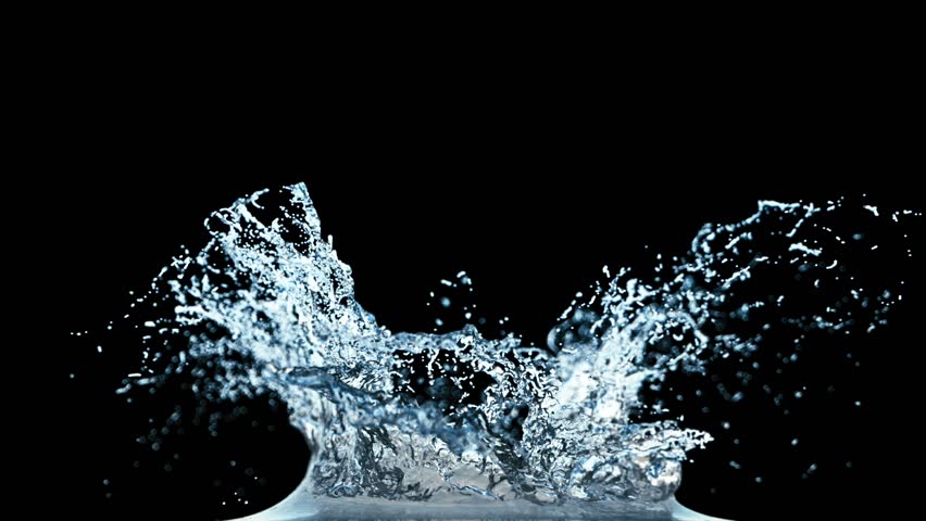 Looped Impressive High-detailed Splash of Stock Footage Video (100% ...