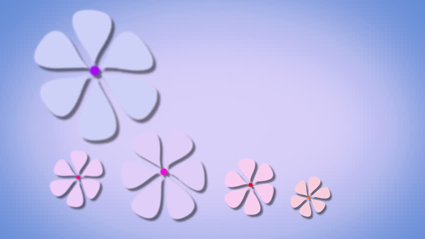 Animated Purple Florals Stock Footage Video (100% Royalty-free) 3790265 ...