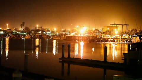 Calm Harbor Night Stock Footage Video (100% Royalty-free) 3795614 ...