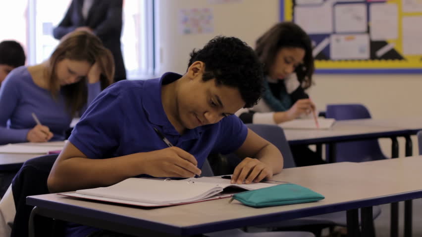 test exam - high school Stock Footage Video (100% Royalty-free) 3797483 ...