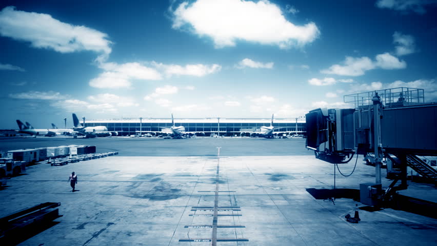 Empty Gate at Airport Stock Footage Video (100% Royalty-free) 3815219 ...