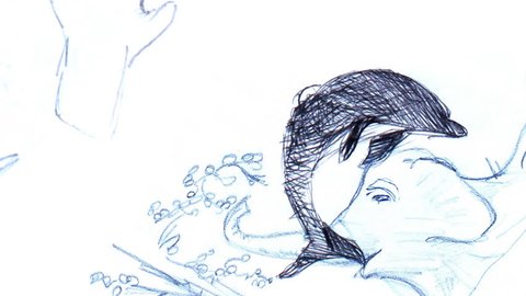 Cartoon Subconscious Mind Concept Man Face Stock Vector (Royalty Free ...