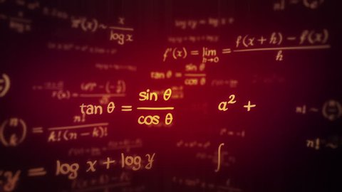 Floating Mathematical Formulas Loop Animation Red 스톡 동영상 비디오(100% 로열티 프리) 7555198 | Shutterstock