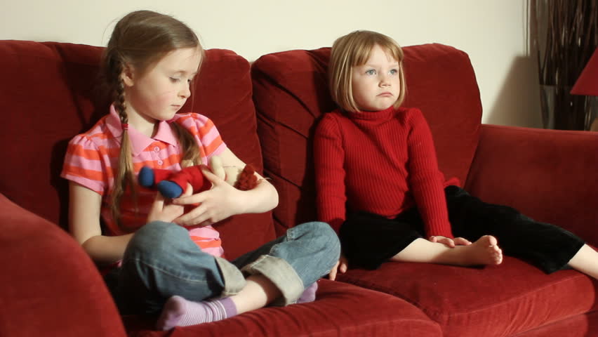 Sisters Fighting - Two Young Stock Footage Video (100% Royalty-free ...