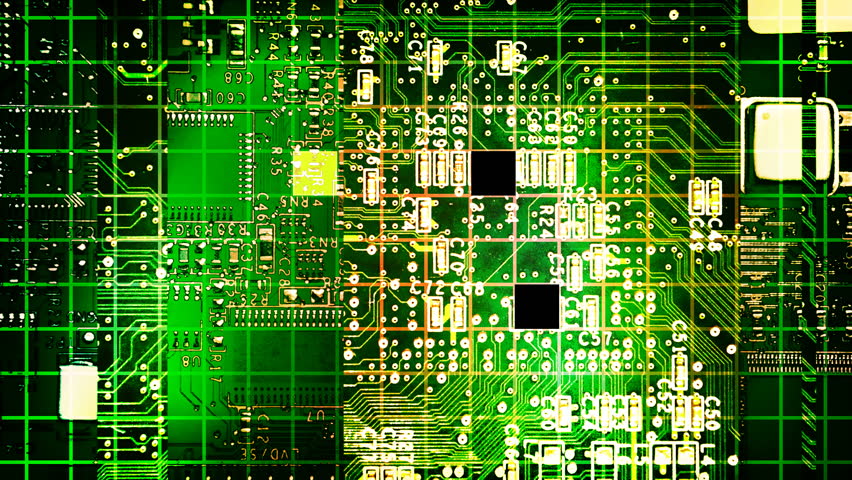 Circuit Board Animation - Loop Stock Footage Video (100% Royalty-free ...
