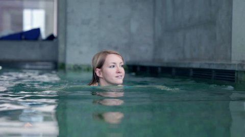 woman drowning swimming pool Stock Footage Video (100% Royalty-free ...