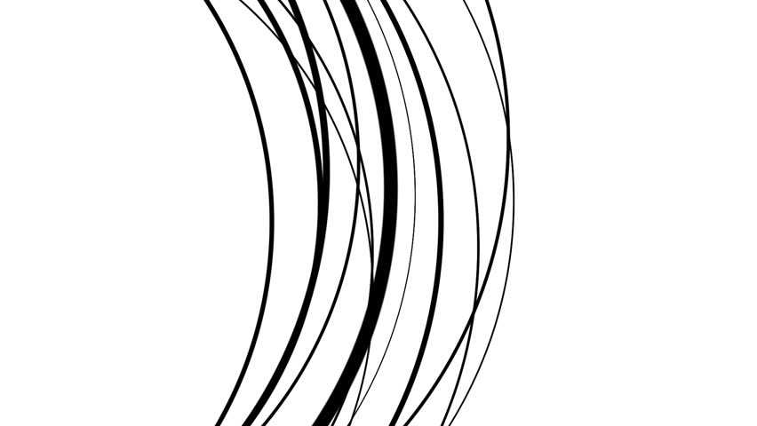 Black Abstract Arcs Undulating Over Stock Footage Video (100% Royalty-free) 3865493 | Shutterstock