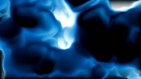 Blue Silky Abstract Flame Loop Stock Footage Video (100% Royalty-free ...