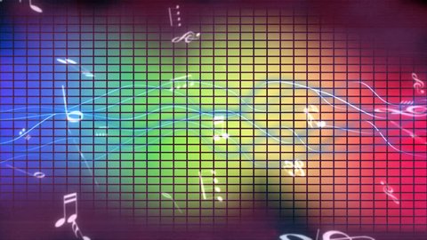 Animated Music Background Loop: video stock (100% royalty free) 387547 ...