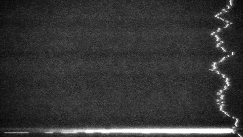 Damaged Tv Monochromatic Static Background Loop Stock Footage Video ...