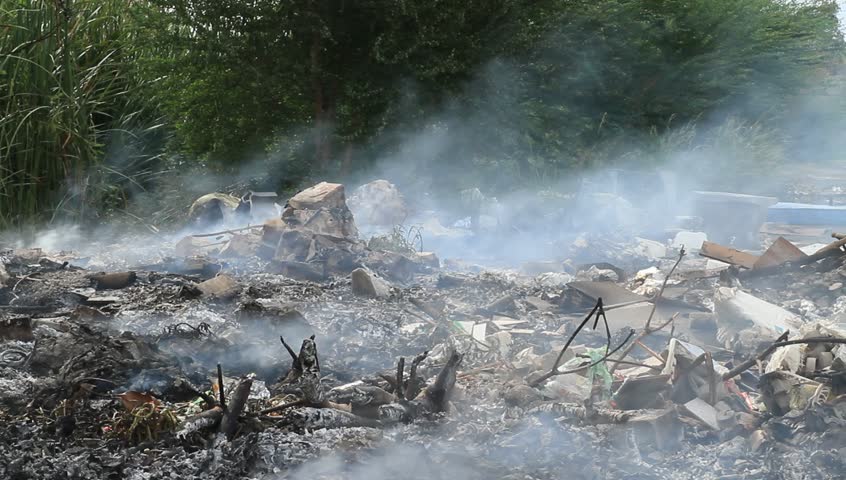 burning garbage Stock Footage Video (100% Royalty-free) 3891362 ...