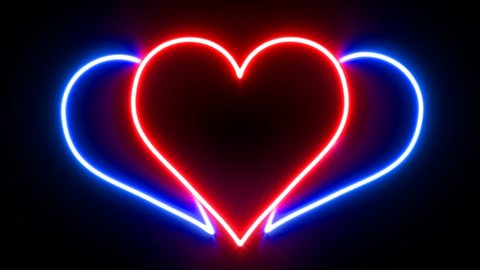 neon symbol design sign colorful abstract Stock Footage Video (100% ...