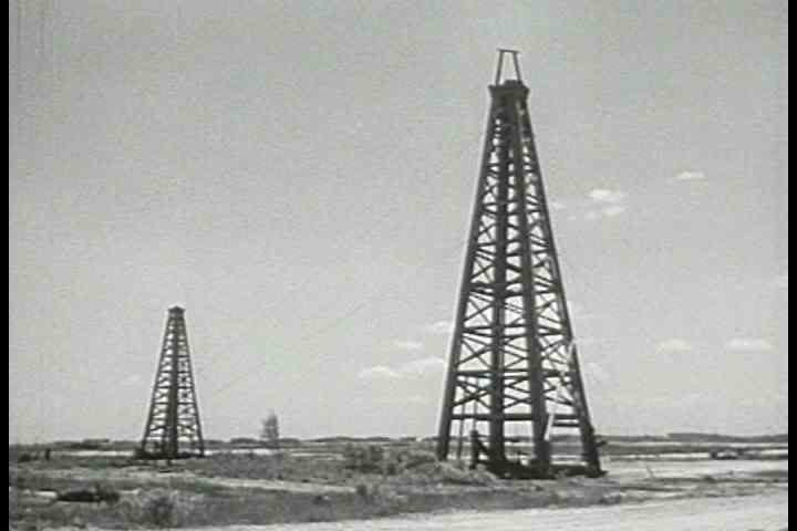 1950s - oil gas exploration texas Stock Footage Video (100% Royalty ...