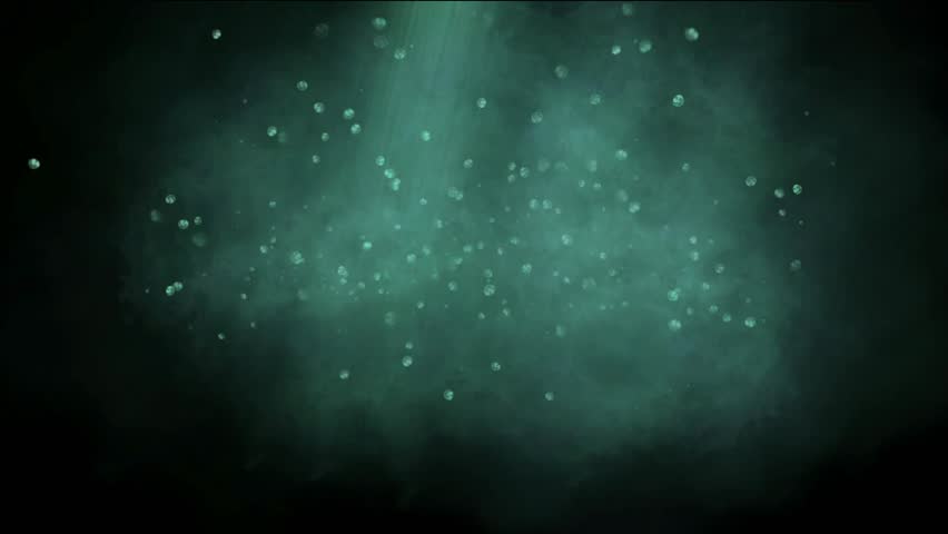 Sunshine Rays Underwater,particles Planktonic Swimming. Stock Footage ...