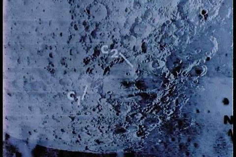 textured surface moon close-up motion 3d Stock Footage Video (100% ...
