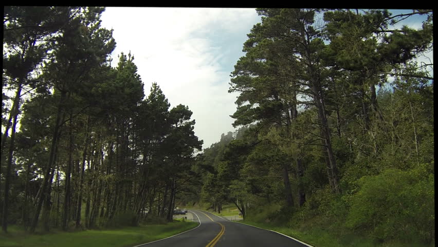 Driving California Coastal Highway 1 Fog: วิดีโอสต็อก (ปลอดค่าลิขสิทธิ์ ...