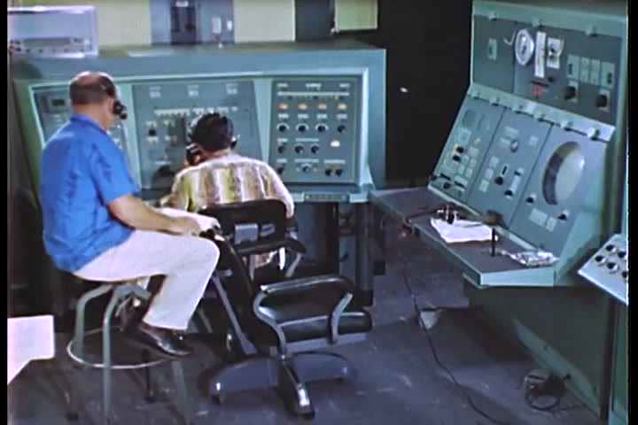 1960s - montage various mission control Stock Footage Video (100% ...