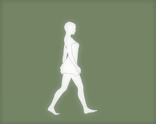 Walk Animation Stock Footage Video (100% Royalty-free) 393718 ...