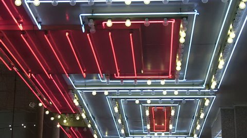 Chasing Lights Neon Stock Footage Video (100% Royalty-free) 3950996 ...