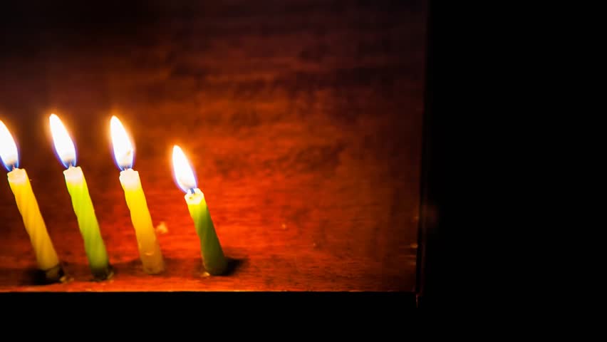 time lapse candles burning dying out Stock Footage Video (100% Royalty ...