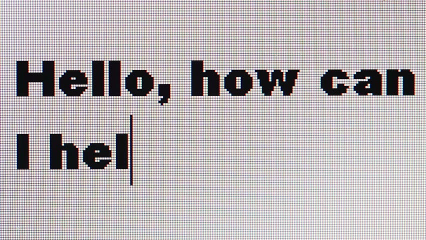 hello how can help you typing Stock Footage Video (100% Royalty-free ...