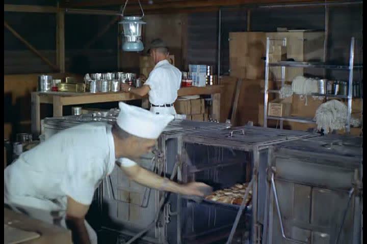 1960s - Chefs Cook in Stock Footage Video (100% Royalty-free) 3985843 ...
