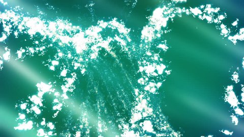 Flowing Electric Particles Looping Abstract Stock Footage Video (100% ...