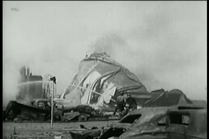 1940s - cleveland gas explosion aftermath Stock Footage Video (100% ...