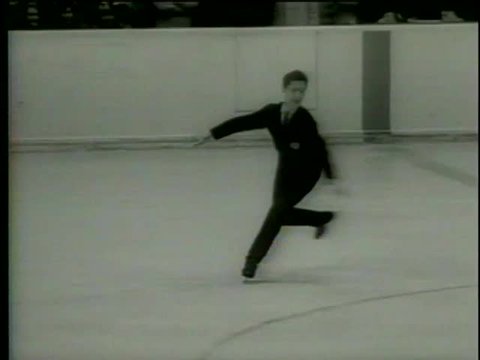 American Figure Skater Scott Allen Performs Stock Footage Video (100% ...