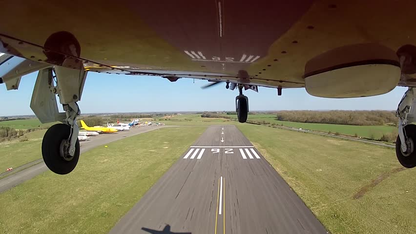 aircraft during take off roll taken Stock Footage Video (100% Royalty ...