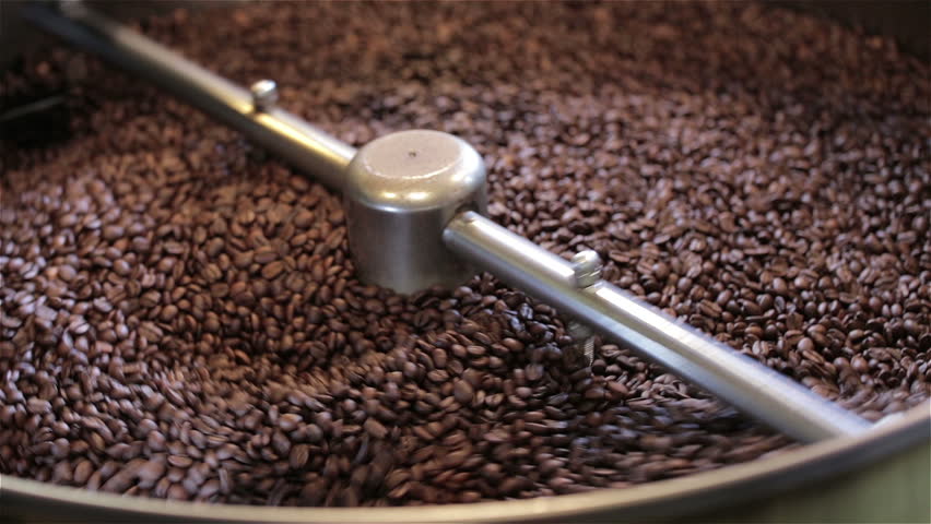 Mixing Roasted Coffee. Stock Footage Video (100% Royalty-free) 4003438 ...