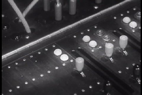 1940s Telephone Switchboard Operators 1949 Stock Footage Video (100% ...