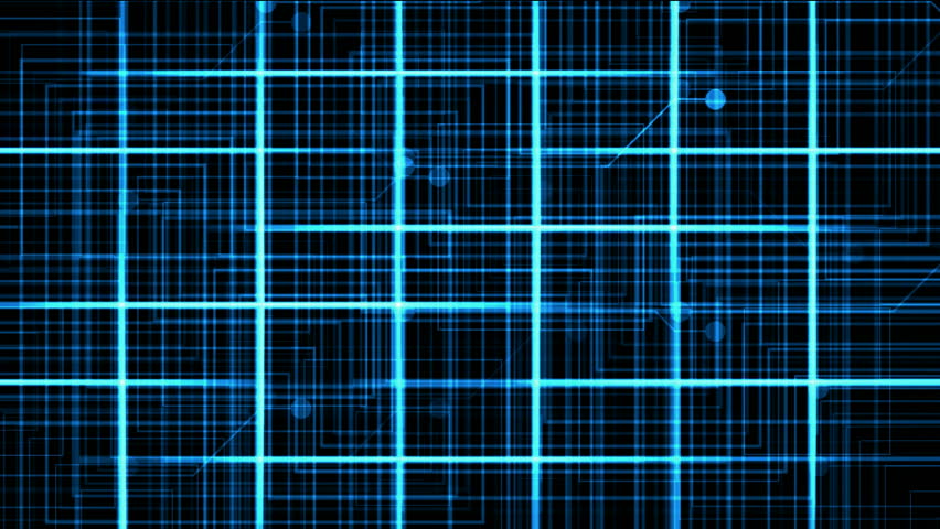Virtual Computer Electric Circuit,tech Power Stock Footage Video (100% ...